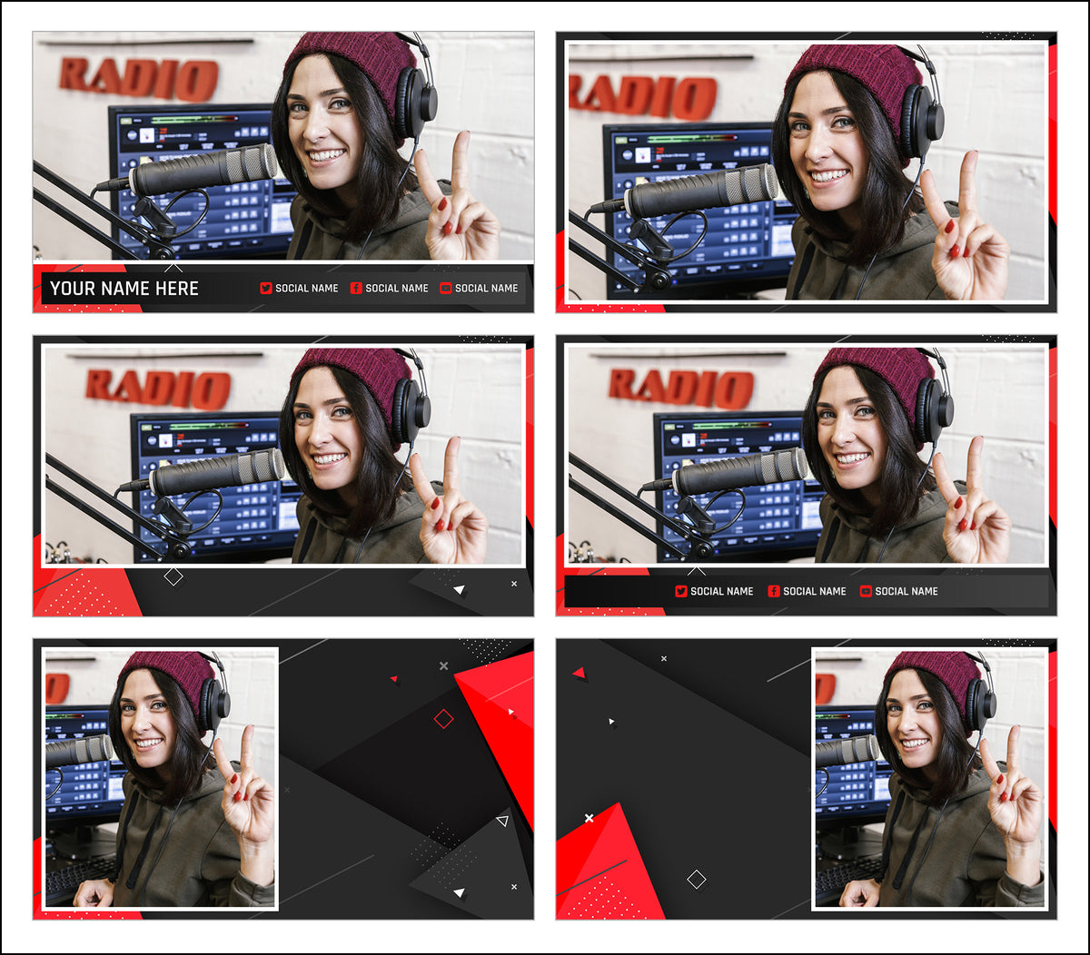 Abstract - A funky and colorful live streaming overlay – Streamer Templates