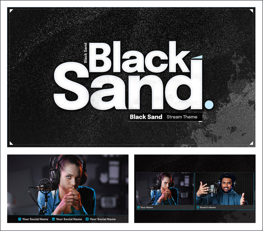 Best StreamYard overlays and backgrounds | Streamer Templates